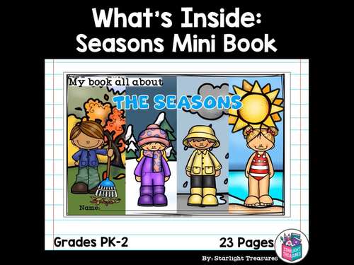 The Seasons Mini Book for Early Readers: The Four Seasons | TpT