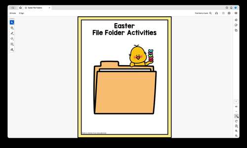 Easter Centers for Special Education | File Folder Activities | Autism ...