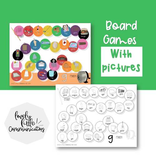 Pencil Themed /g/ Words Speech Articulation Activities | TPT