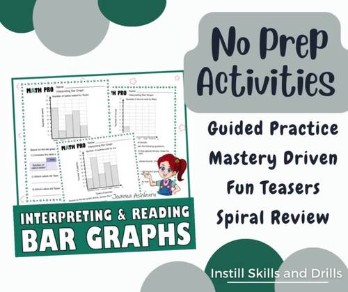Interpreting Bar Graphs and Data | One-to-One and Scaled Practice ...