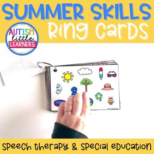 Summer Speech Therapy Activities by Autism Little Learners | TPT