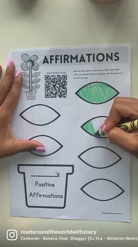 I Am Golden Positive Affirmations Craft! by Read Around The World With ...