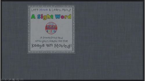 Whole Class Interactive Sight Word Activity & Printable Sight Word Book ...