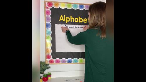 Alphabet Anchor Charts and Interactive Worksheets | TPT