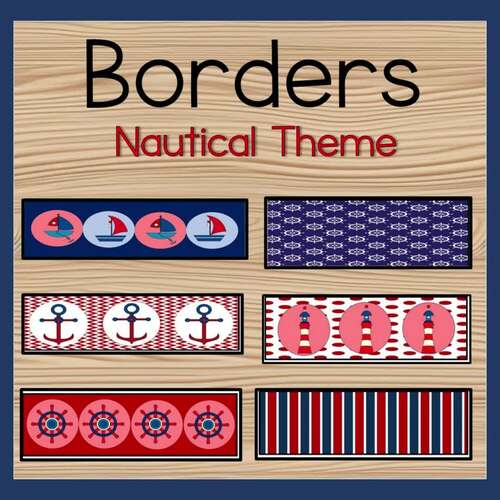 Borders Nautical theme| Bulletin Board| Back to School by Ana's ...