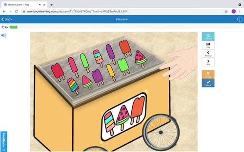 Core Word Activity: I Want + 1 Step Directions (Ice Cream at the Beach)
