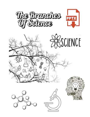The 3 Branches Of Science. Vocabulary. Science. ELA. ESL. EFL. PPTx
