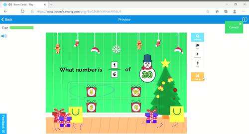 Multiplying a Fraction by a Whole Number Boom Cards Distance Learning