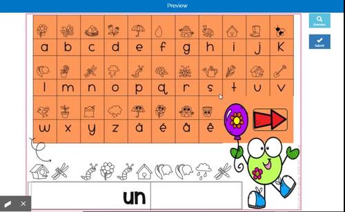 French Boom Cards I Secret Code Word Work I Spring Edition | TPT
