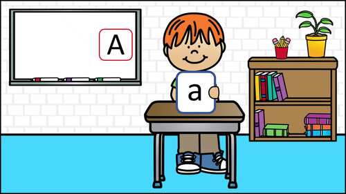 Lowercase to Uppercase Match | Interactive PowerPoint Slide Show