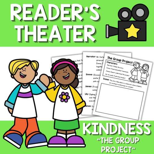 Kindness Readers Theater Fun Activity Skit Play | Group Project Being ...