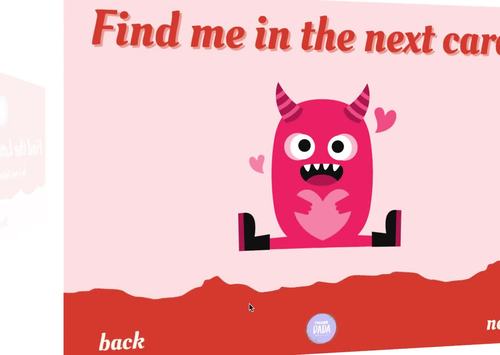 Find the Love Monster (I-spy Memory Boom Card) by Teacher Dada | TpT