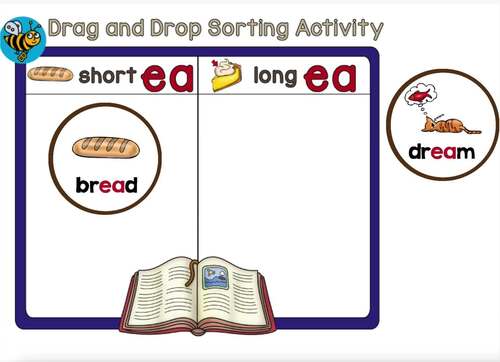 VOWEL TEAM EA SHORT E & LONG E VOWEL ACTIVITIES OLDER STUDENTS BOOM ...