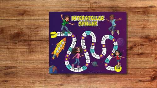 Interstellar Speller - Interactive Spelling Board Game | TPT