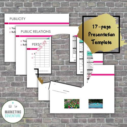Fashion Store Promotion Plan Project & 4 Content MS PPTs - CTE ...