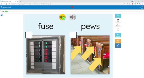 Initial F P Minimal Pairs for Auditory Discrimination BOOM CARDS for ...