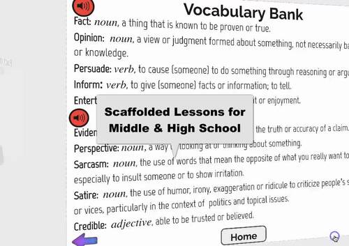 Boom Fact or Opinion Middle School ELA by Badger State Speechy | TPT