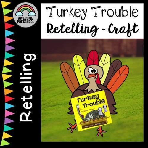 Turkey Trouble Retelling Craft – Printable Sequencing Activity for ...