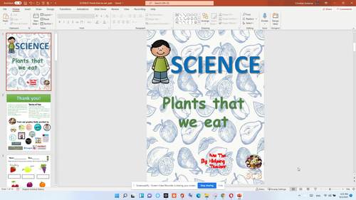 Science Food that we eat. Plants and Vegetables PDF by Me The Helping ...