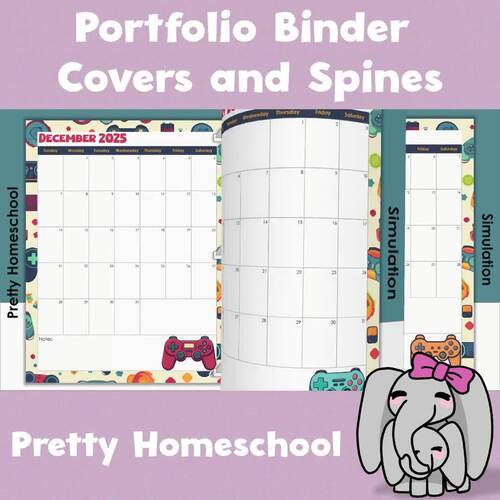 Printable and Editable Homeschool Binder Covers & Spines | 2025–2026