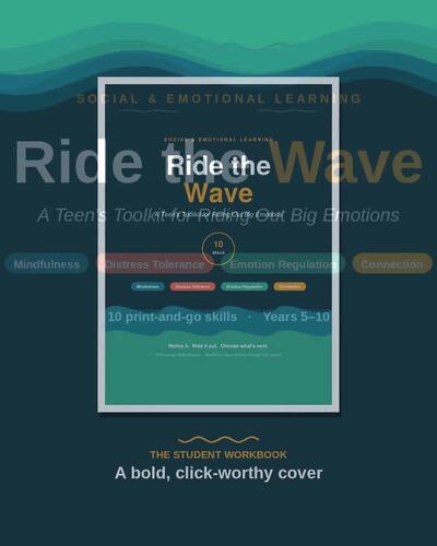 Ride the Wave Bundle | Emotional Regulation Workbook + Teacher Guide ...