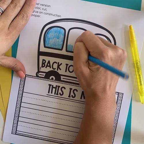 Back to School Craft by Mrs LeBlancs Learners | TPT