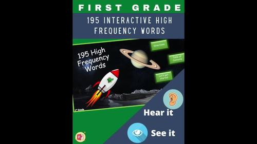 Interactive and Fun 195 1st Grade High Frequency Words from Wonders