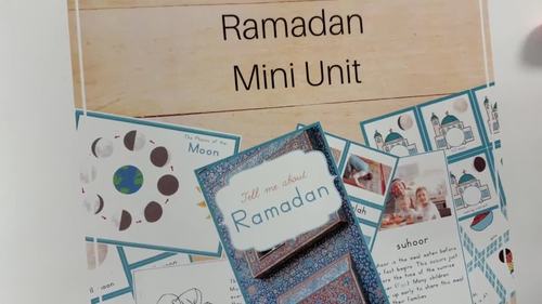 Ramadan for Kindergarten and Preschool Mini Unit Ramadan Vocabulary ...