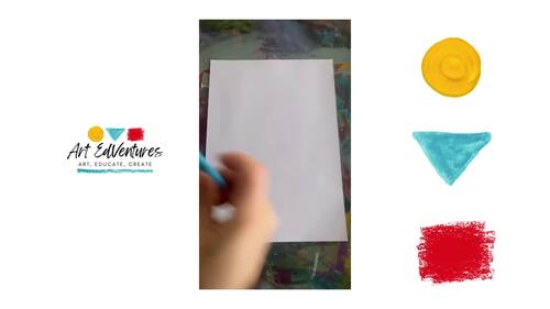 Oil Pastel Mixed Media Scratch Back Vase Inspired by Margaret Preston