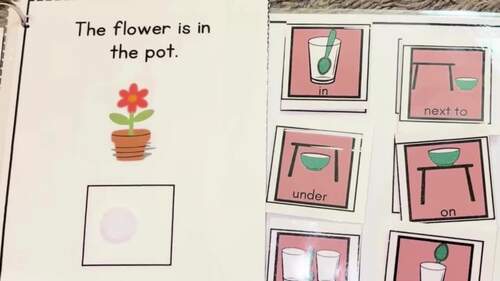 Spring Special Education AAC Adapted Book for Speech, Homeschool