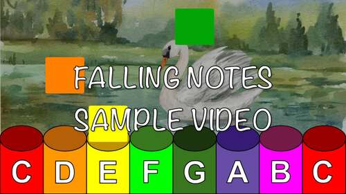 The Swan [Saint-Saëns] - Boomwhacker Play Along Videos & Sheet Music