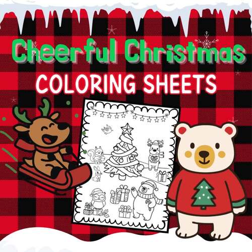 Christmas Coloring Sheets for Grades K - 5 Holiday Fun Fast Finishers
