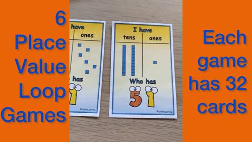TENS & ONES - 6 Fun PLACE VALUE Loop Games for Whole Class & Groups ...