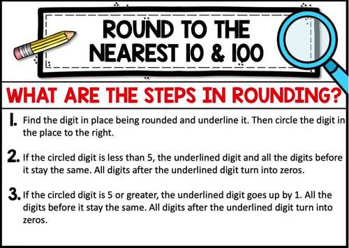 Rounding to the Nearest 10 and 100 Digital Boom Cards & Printable Task ...