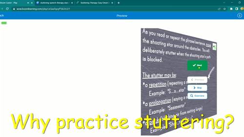 Stuttering Therapy: Pseudo-Stuttering & Pull-Out for Desensitization ...