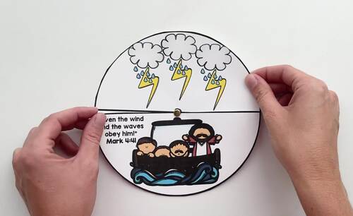 Jesus Calms the Storm Bible Craft, Sunday School Craft | TPT