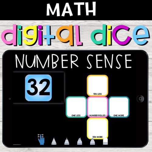 Math Digital Dice for Virtual Meetings & Distance Learning | TPT