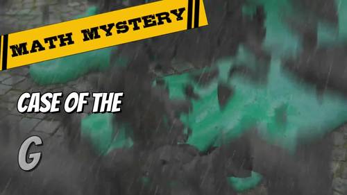 5th Grade Geometry Review Math Mystery {Coordinates, Area, Volume, Angles}