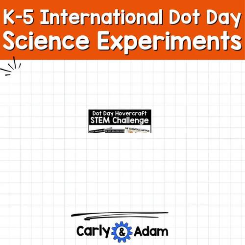 K-5th Grade Dot Day STEM Activities BUNDLE for The Dot by Peter H. Reynolds