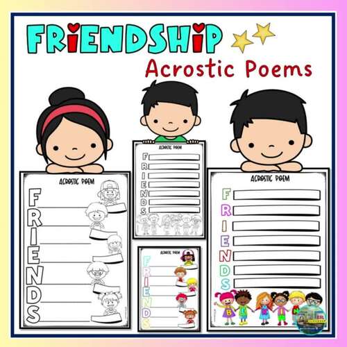 Friendship Acrostic Poems | Boost Writing Skills & Build Classroom ...