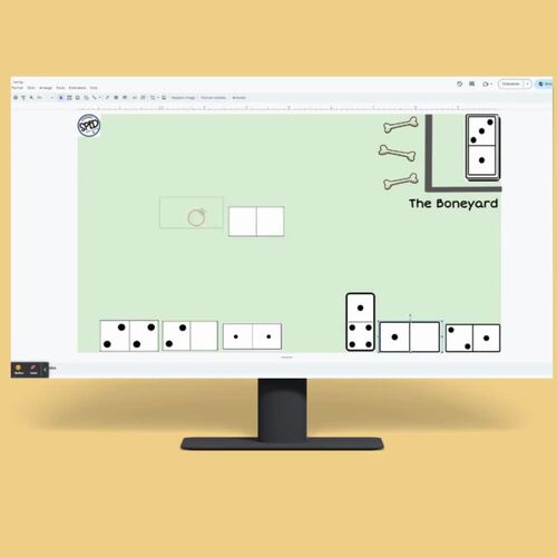 Virtual Games Dominoes Digital Game for Google Slides | TPT