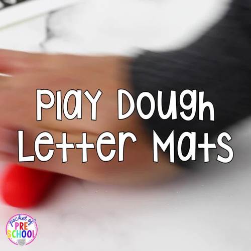 Play Dough/Playdough Alphabet Letter Mats - Fine Motor Fun! | TPT