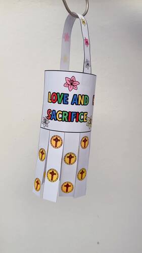 Good Friday Windsock Craft & Coloring Activity – Fun Craft for Kids