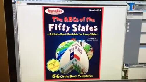 50 States Activity -- ABCs of the Fifty States: A Circle Book for Every ...