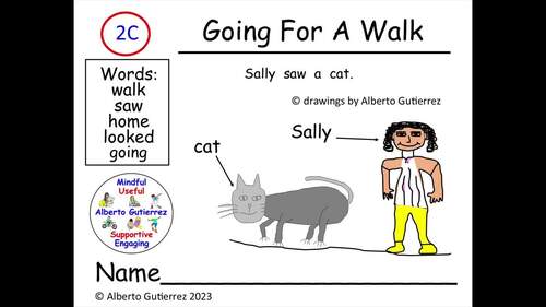 Fiction titled Going For A Walk #2C by ALBERTO GUTIERREZ | TPT