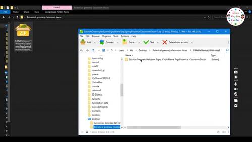 Editable Greenery Welcome Signs & Name Tags | BTS Botanical Classroom Decor