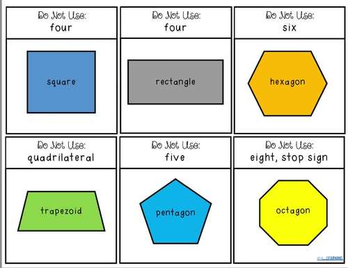 Geometry Game for 2D Shapes, Polygons, Quadrilaterals, and Triangles