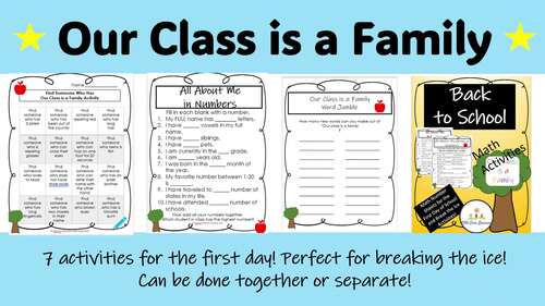 First Two Weeks of School -- Back to School BUNDLE for 4th grade Math