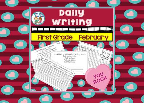February Writing Prompts for 1st Grade | Writing Activities & Journal ...