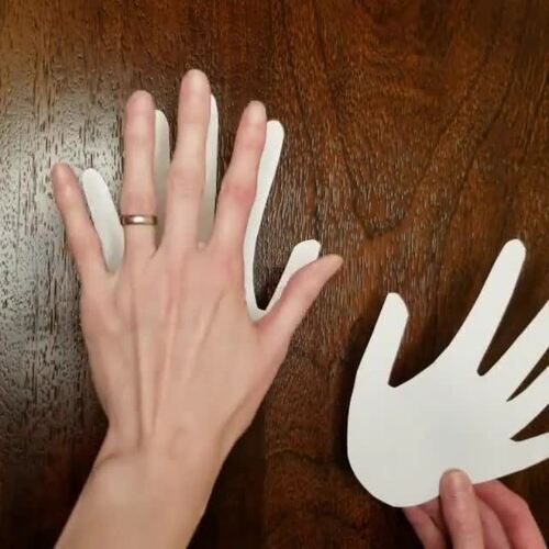 Handprint Angel Craft for Kids Sunday School Bible Lesson, Christmas ...